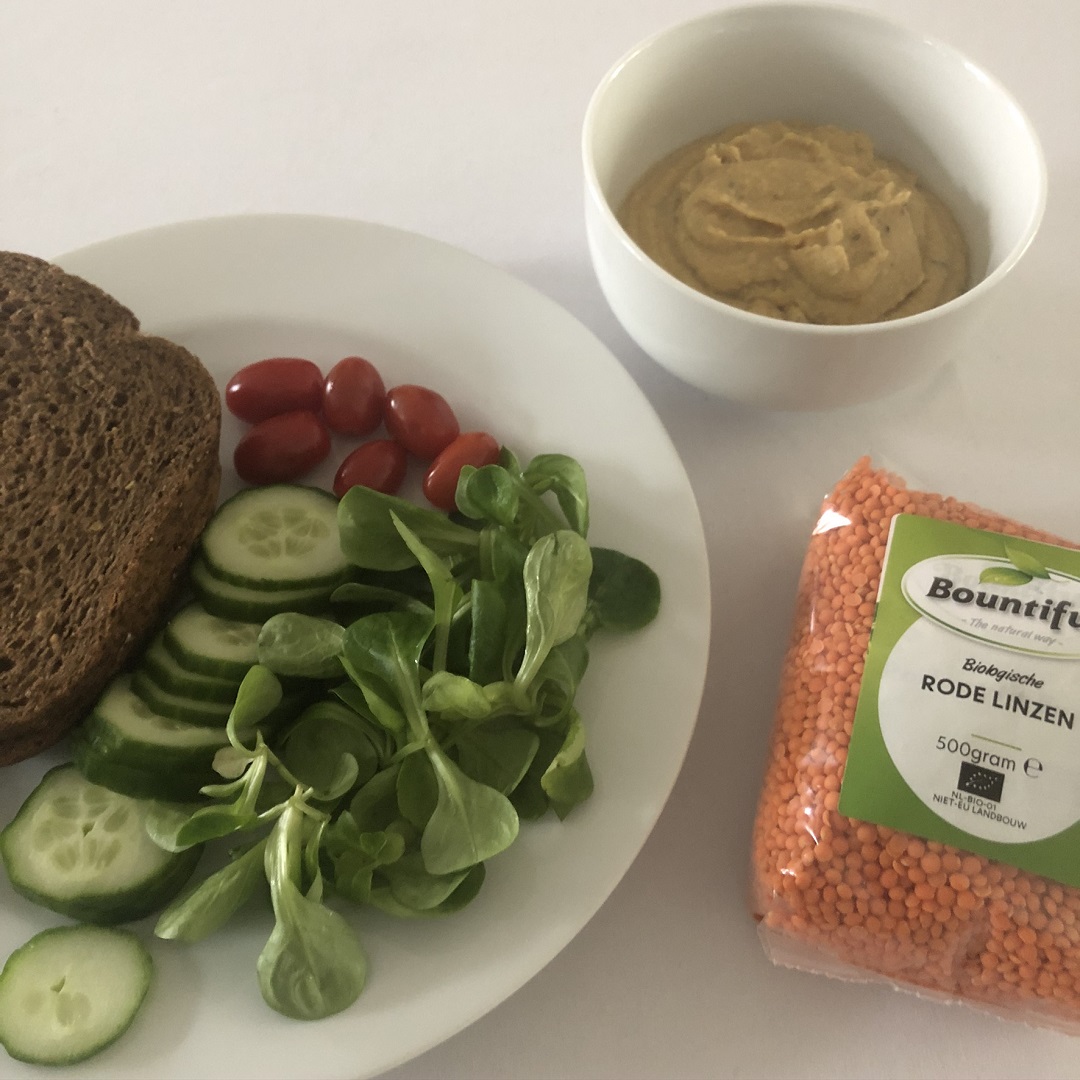 Hummus van rode linzen| Bountiful